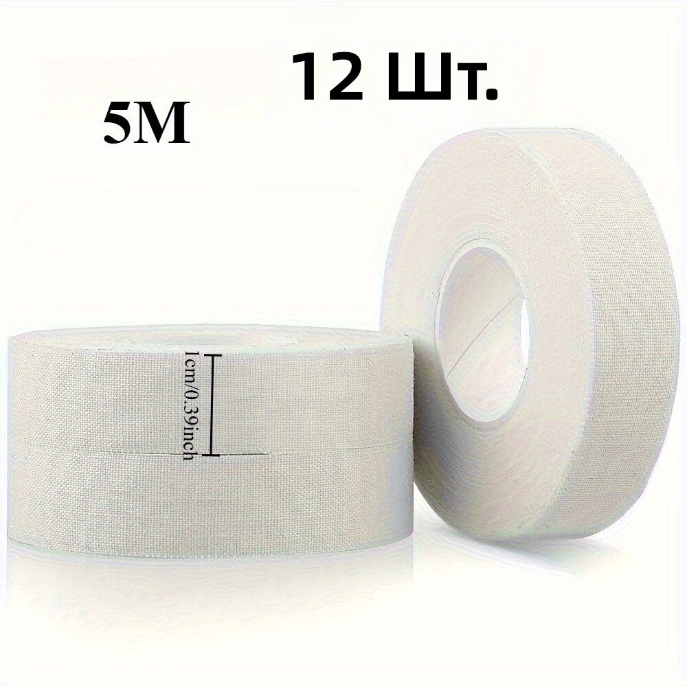 Набор пальцевых тейпов, 12 штук, ширина 0,39 дюйма, для волейбола, скалолазания, тяжелой атлетики и баскетбола