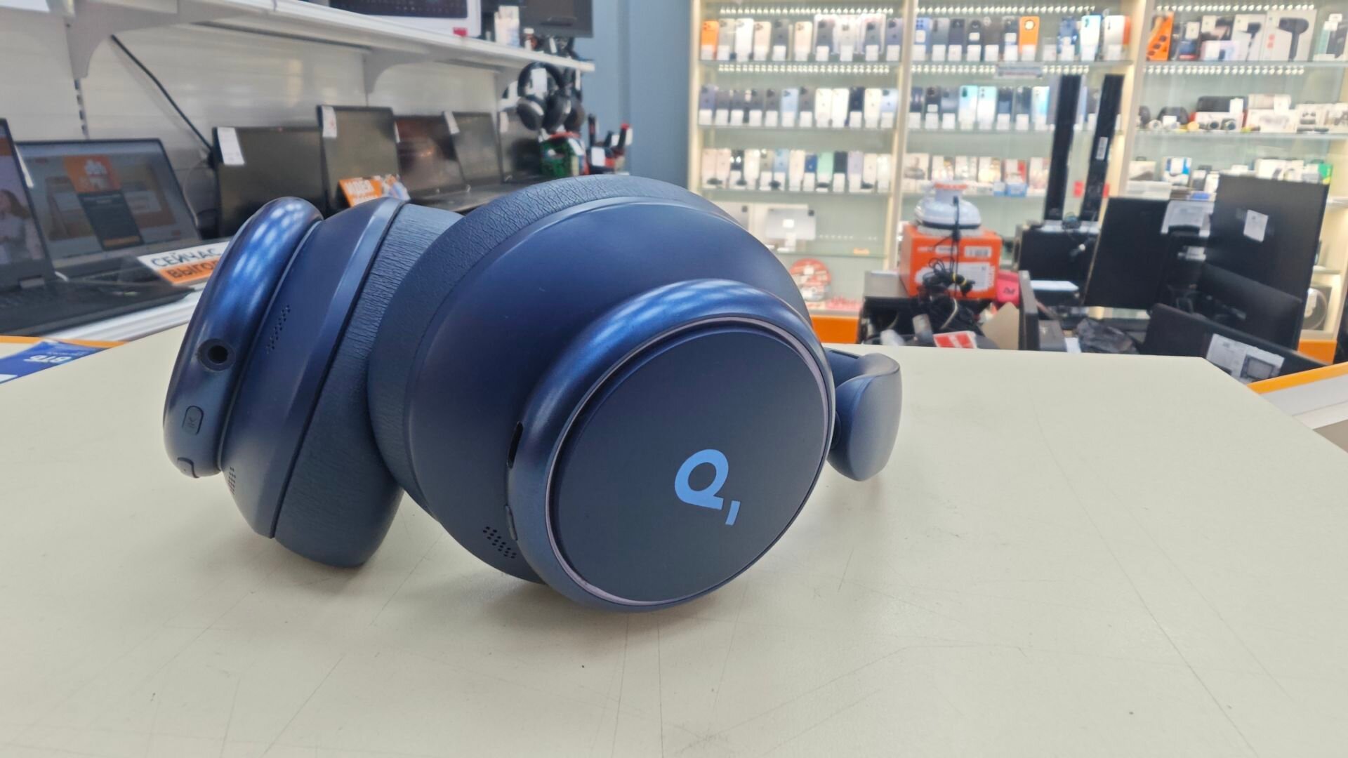 Беспроводные наушники Anker Soundcore Space Q45, полноразмерные, синий (A3040G31), б/у