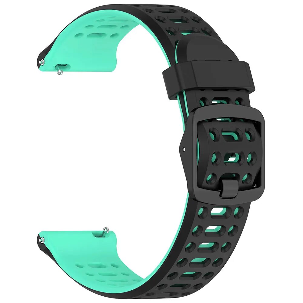 Силиконовый ремешок для COROS PACE 3 2, APEX 2 Pro 20mm, Мульти, black blue