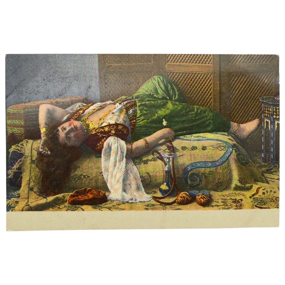Почтовая открытка "Одалиска" 1900-1917 гг. Германская Империя
