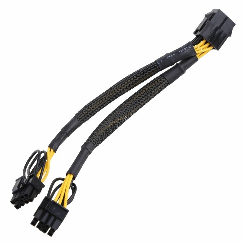 Кабель питания, Кабель питания GPU 8-pin в 2 разъема 8-pin, 1 шт