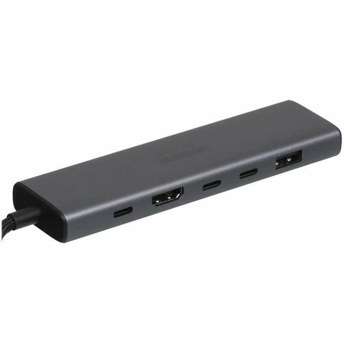 Конвертер UGREEN CM511 (45521) 7-in-1 4K@60Hz USB-C To HDMI+2xUSB-C 3.2+1xUSB-A 3.2+SD/TF+PD Converter. Цвет: серый.