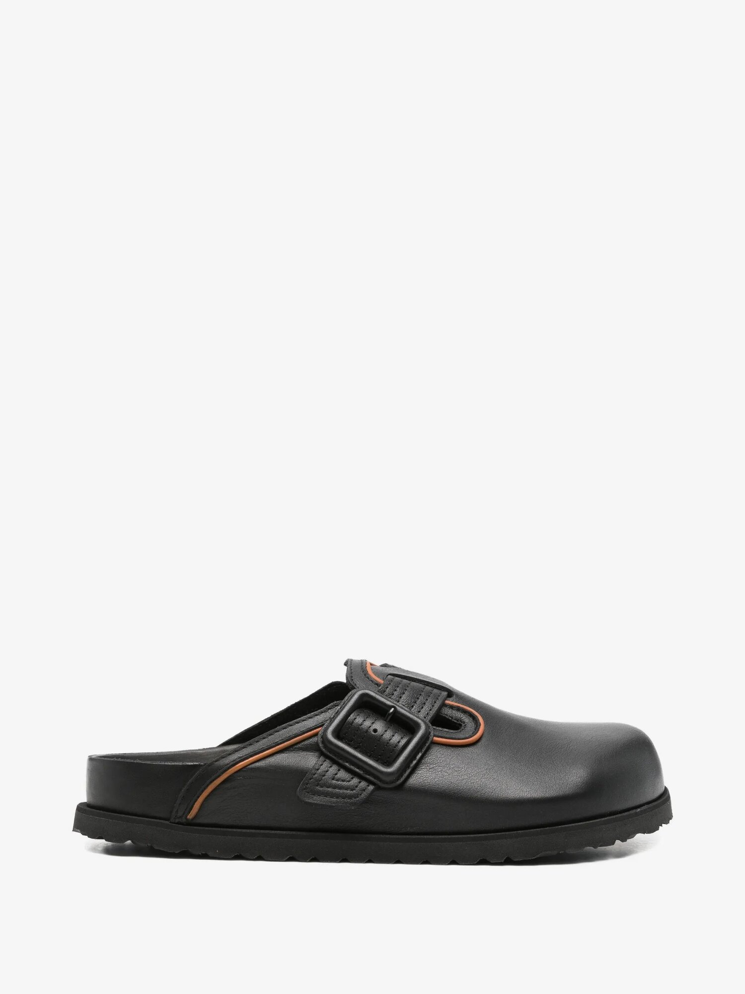 Мюли Buckle-fastening leather mules