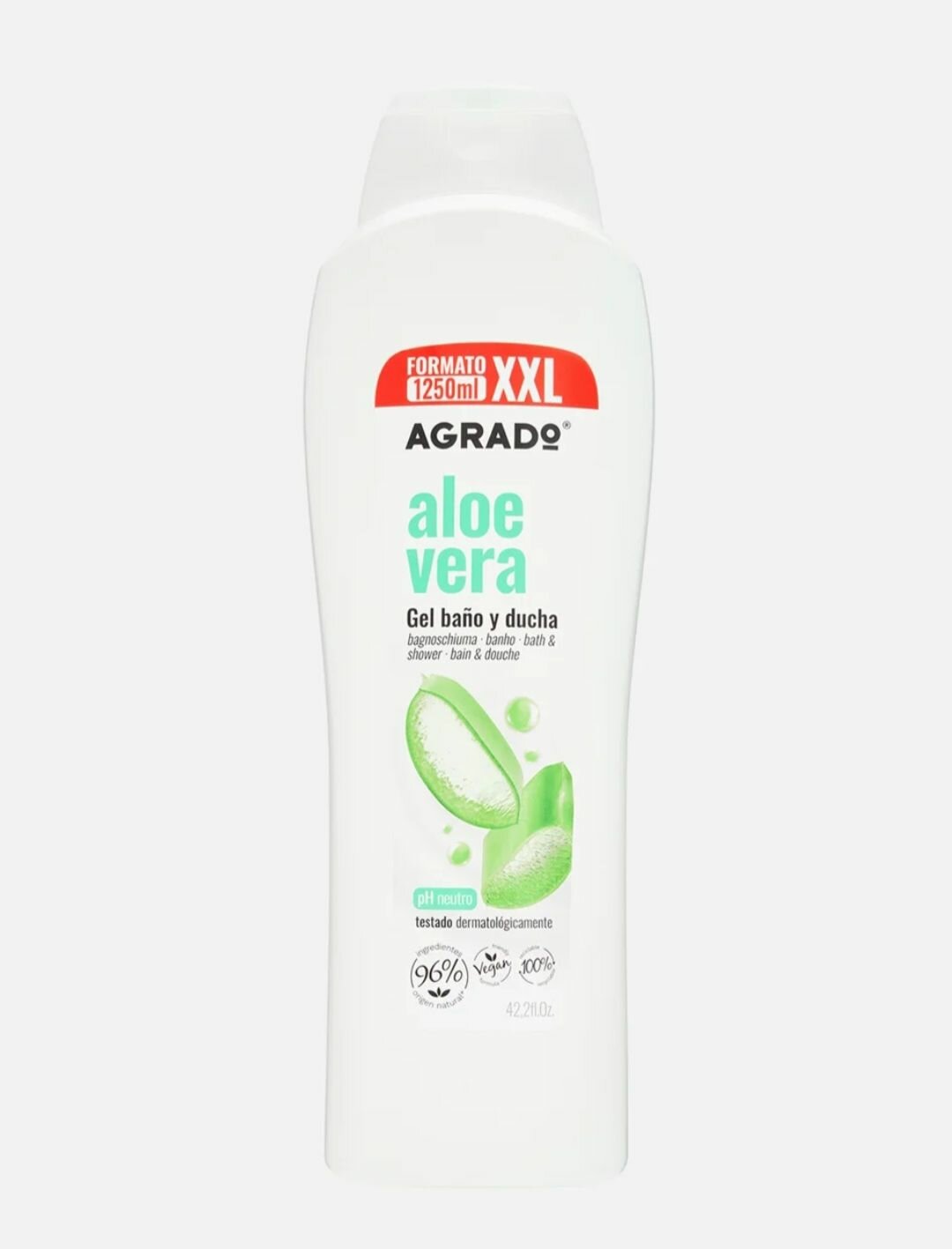 Гель для душа AGRADO aloe vera