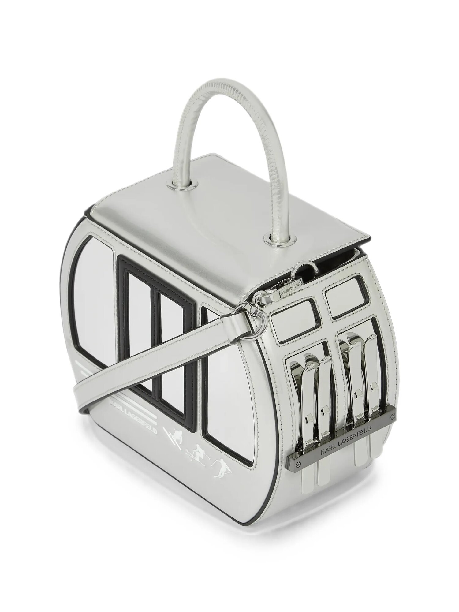 Сумка Karl Lagerfeld Ikon, Silver — фото 1