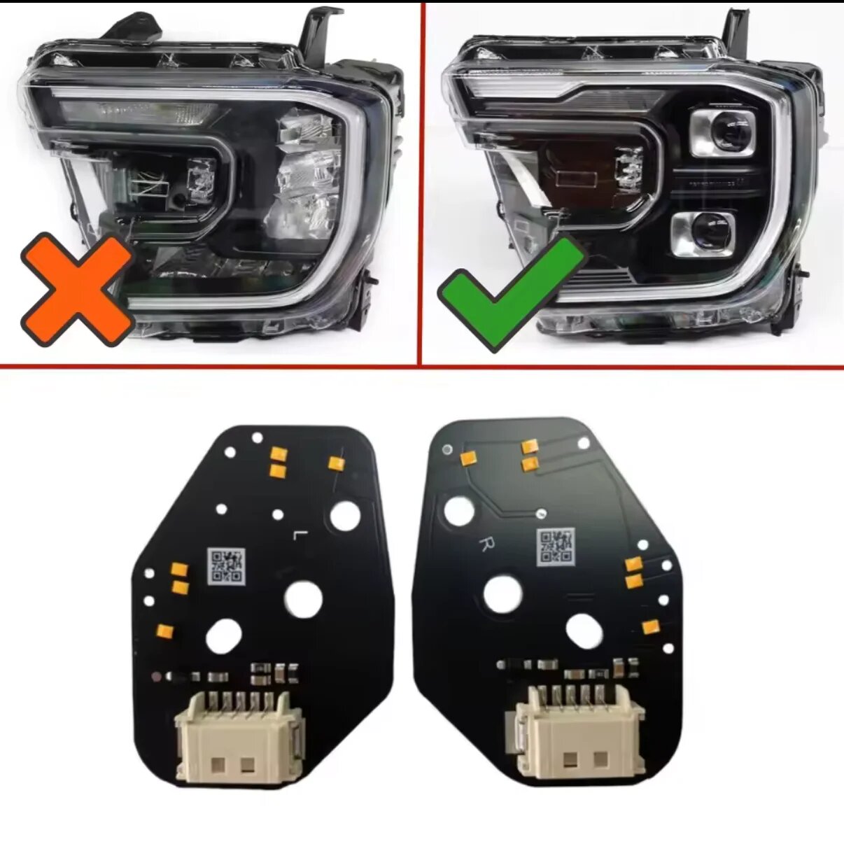 Дневные ходовые огни (ДХО) янтарного цвета, светодиодные платы DRL для Ford Amber, Matix Headlight