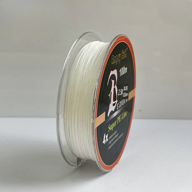 Плетенная леска Dali Ma для морской рыбалки 100 м 0.50mm 80 lb, 1pcs 100m White