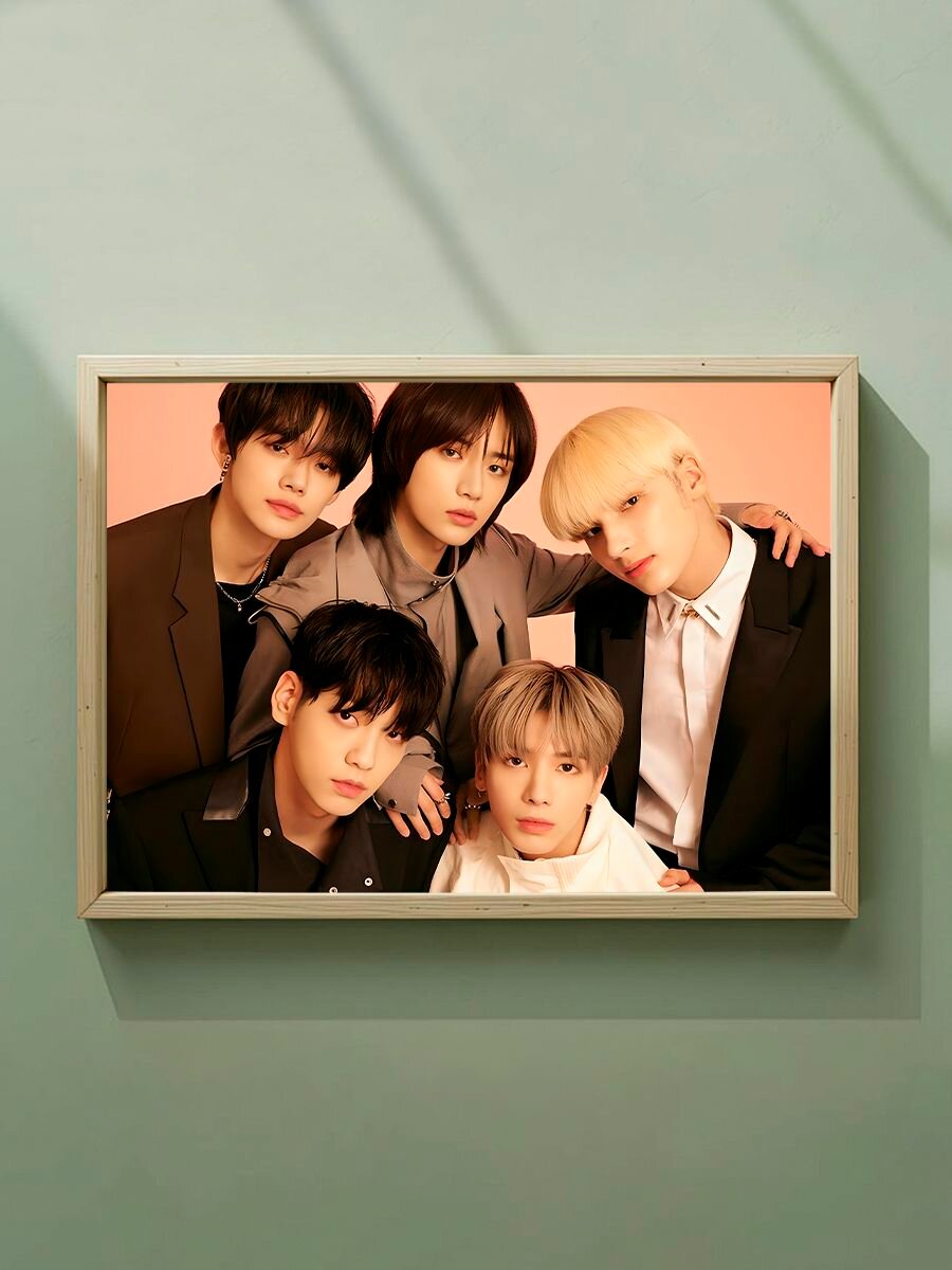 Постер, плакат на стену TXT K-pop группа (А3)