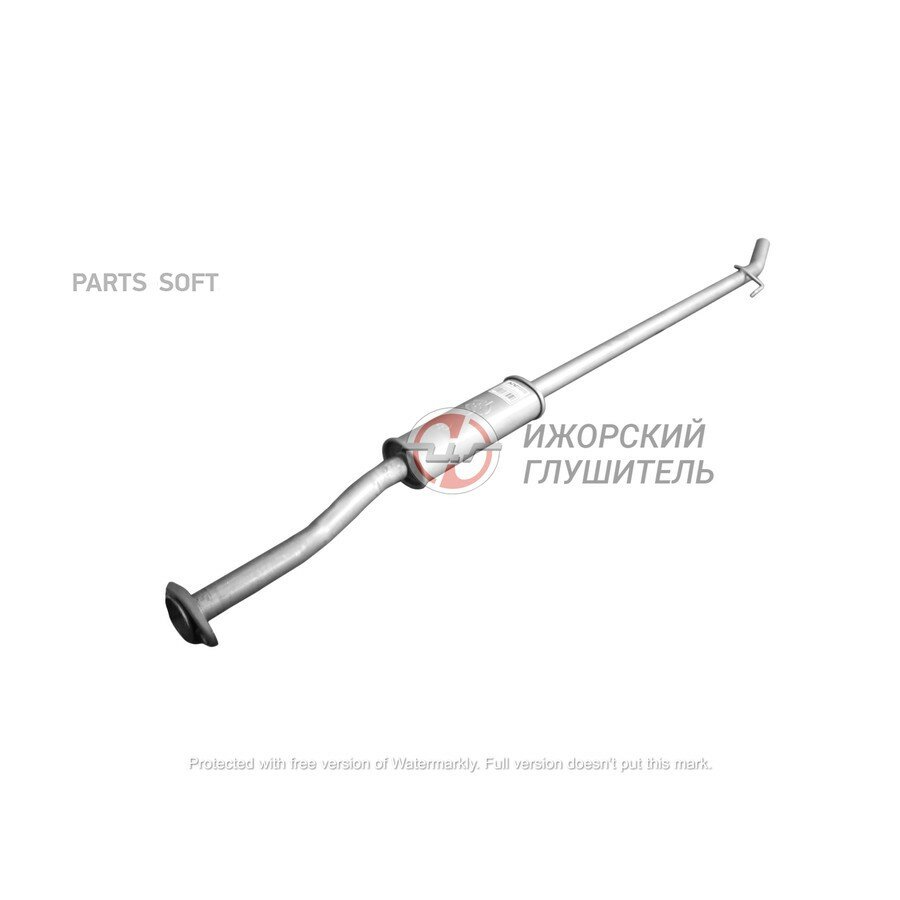 Ижорский глушитель 136407 Резонатор (средняя часть) RENAULT Clio II 1.1/1.2/1.4/1.6/1.9TD 09/98-> Ижорский глушитель 136407