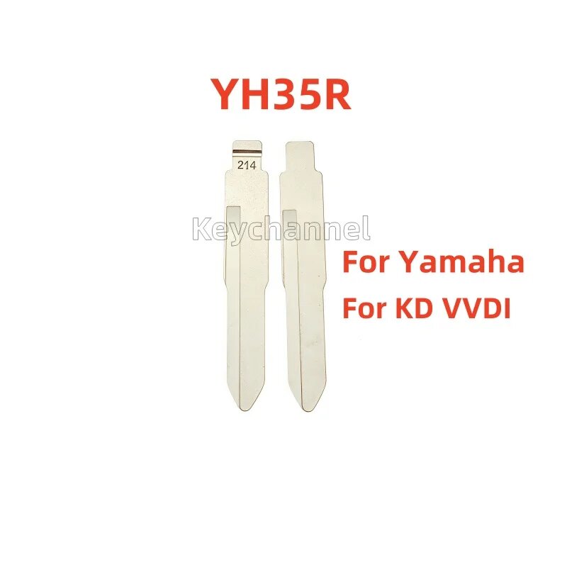 10 шт. заготовок ключей YH35R 214 KD для мотоциклов Yamaha YZF, XJR1300, FJR1300, MT09, совместимых с KD KEYDIY Xhor
