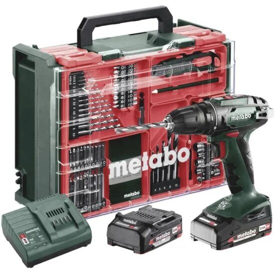 Дрель-шуруповерт ударная аккумуляторная Metabo BS 18 SET (602207710)