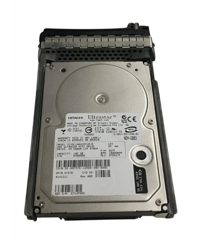 Жесткий диск Dell 8T576 146,8Gb U320SCSI 3.5" HDD
