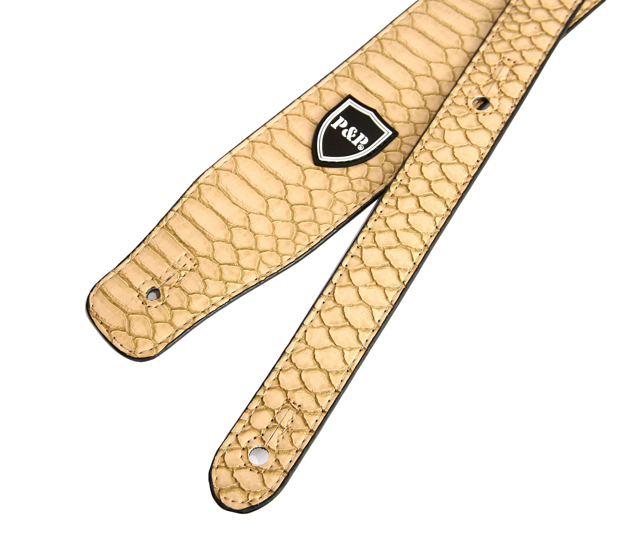 P&P Strap ZK-16 Beige — гитарный ремень из экокожи с модным узором