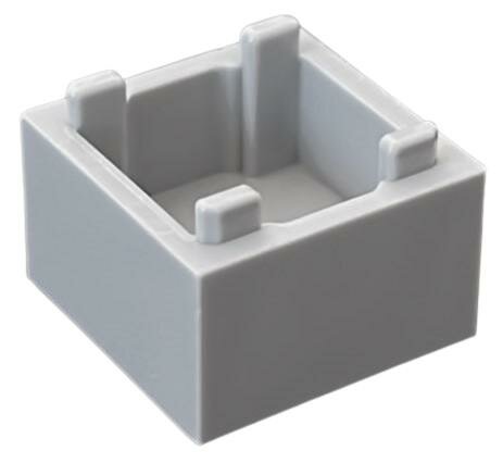 Деталь Lego 2821 Container, Box 2 x 2 x 1 - Top Opening with Raised Inner Bottom