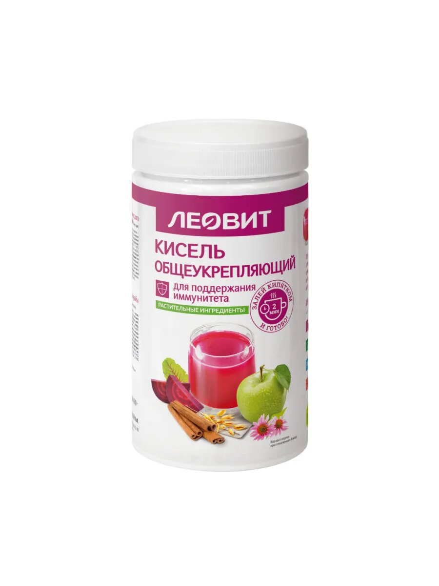 Леовит Кисель Общеукрепляющий банка 400 г 1 шт