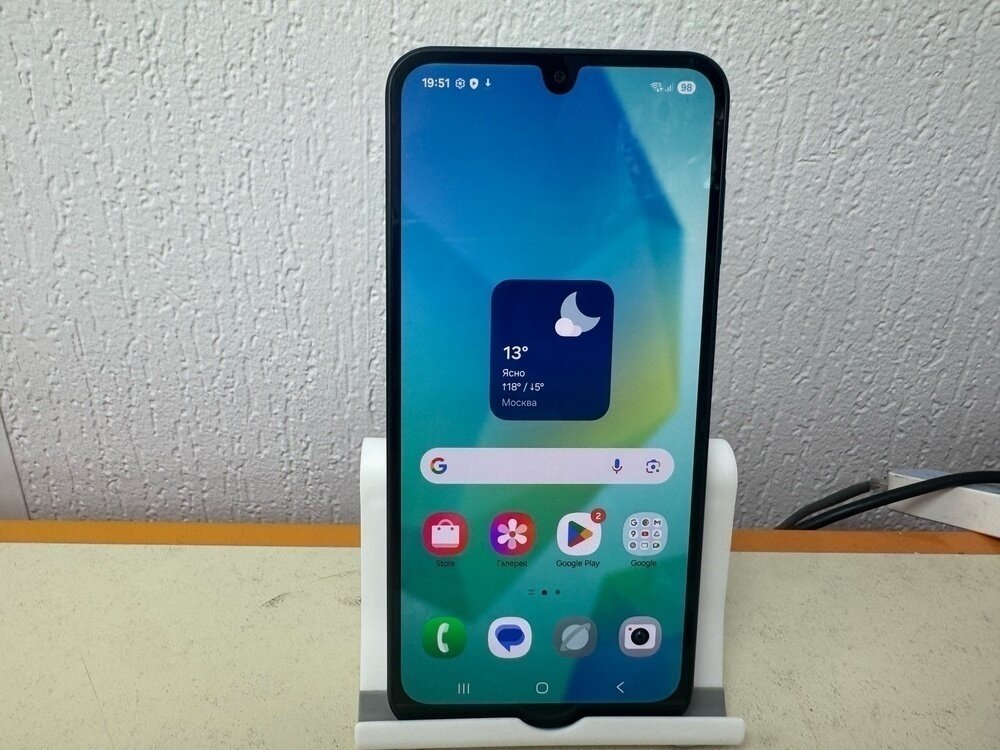 Смартфон Samsung Galaxy A16 SM-A165F 8+256 GB черный. Уценка. Б/У
