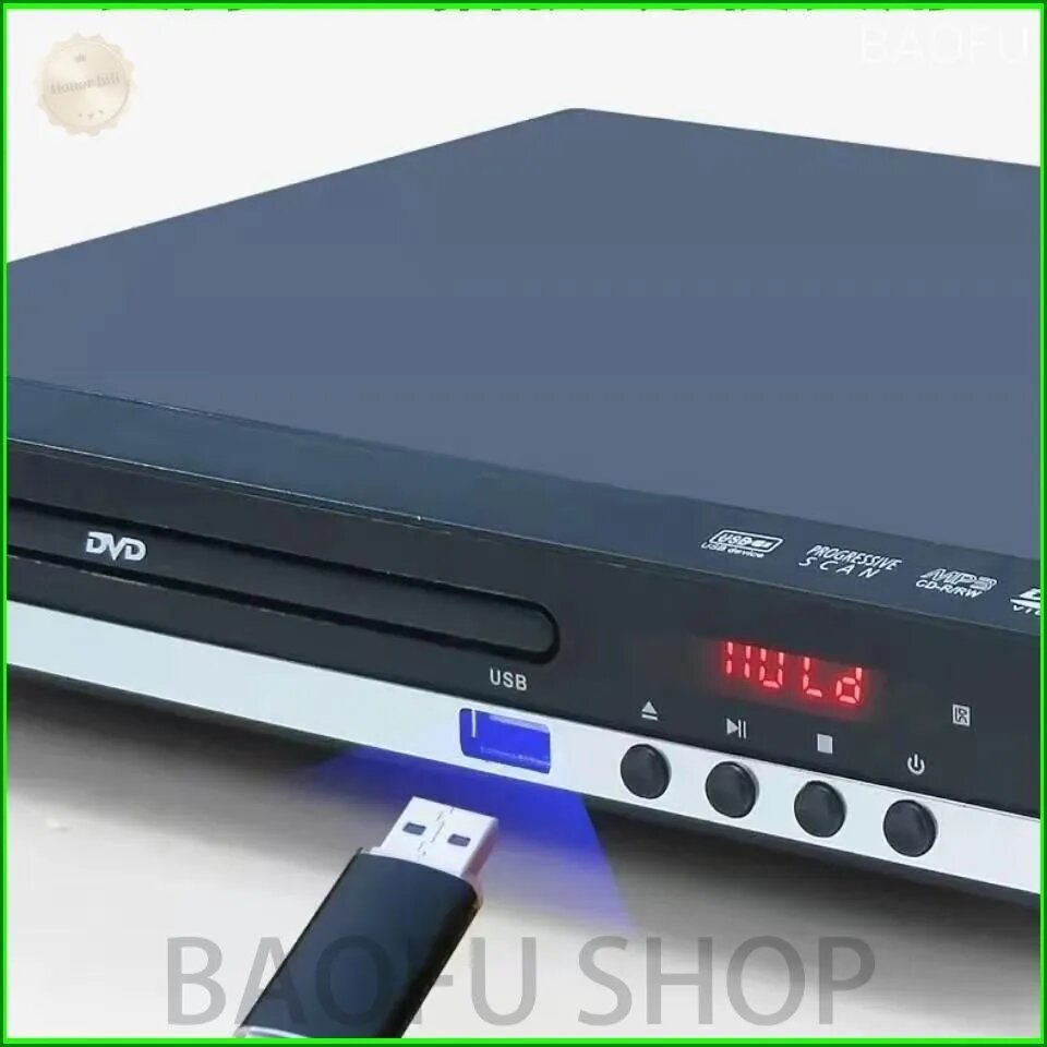 Blu-ray-плеер HDMI HD с поддержкой USB, воспроизведением 1080P, черного цвета — фото 1