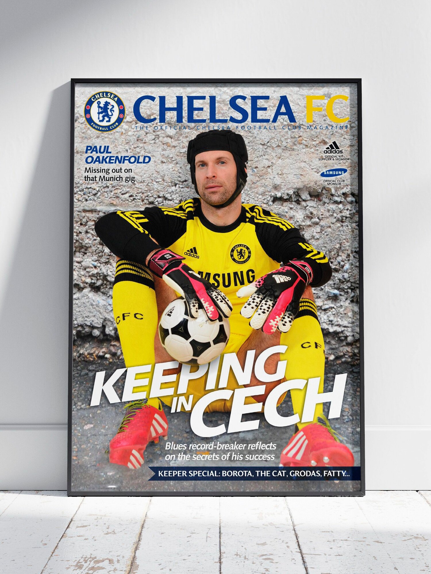 Плакат на стену для интерьера Вратари Футбол (Петр Чех - Petr Cech 1) - Постер по спорту и физической активности формата A4 (21x30 см)