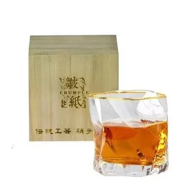Loveyalty Эдо Кристальный Виски стакана 1 x Gold Rim