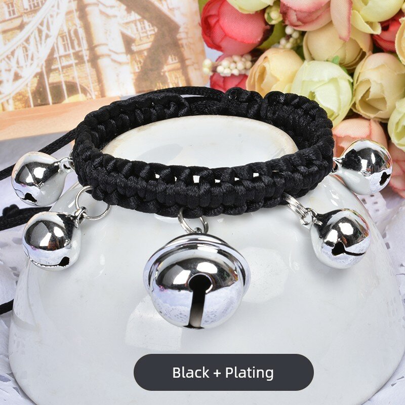 Плетеный ошейник-колокольчик для собак (Тедди, Пудель, Шнауцер), ошейник-подвеска для маленьких собак, аксессуары для