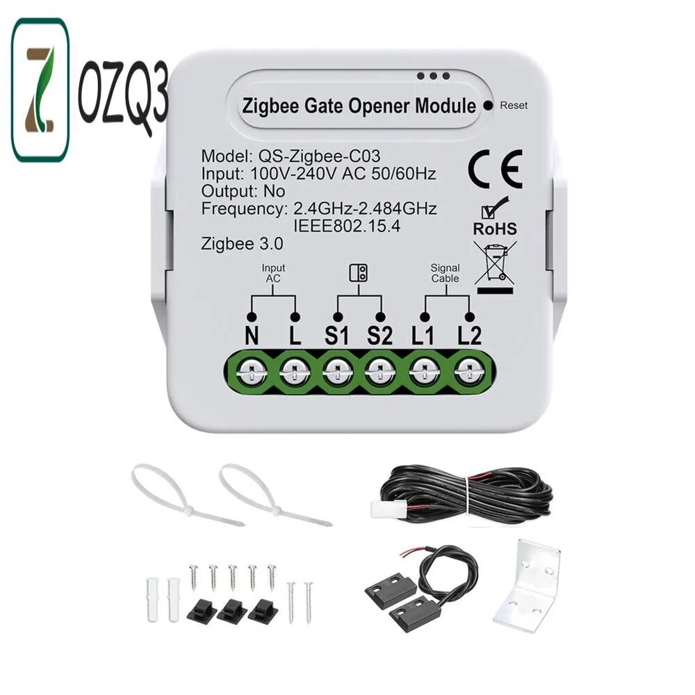 (Y S U H) Устройство Открывания Гаражных Ворот SmartZigbee - Аксессуар Для С Дистанционным Управлением