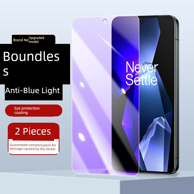 Защитное стекло для экрана OnePlus Ace 5 Ultimate Edition, набор из 2 шт. с фильтром синего света, ударопрочное и