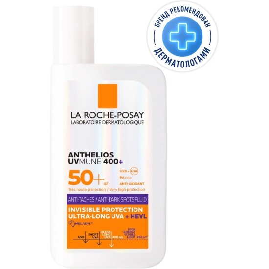 Солнцезащитный флюид для лица LA Roche-posay Anthelios UVMUNE 400+ SPF50+, 50 мл