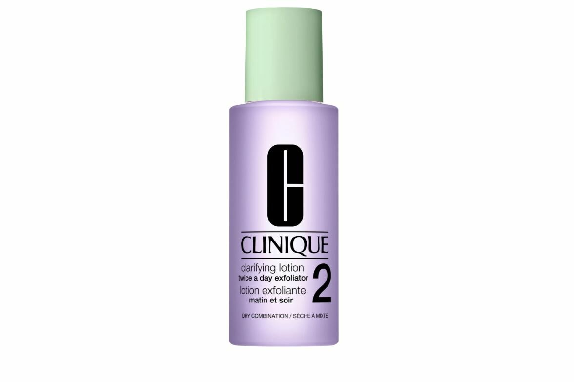 Clinique Clarifying Lotion 2 Отшелушивающий лосьон для комбинированной и склонной к сухости кожи, 100 мл