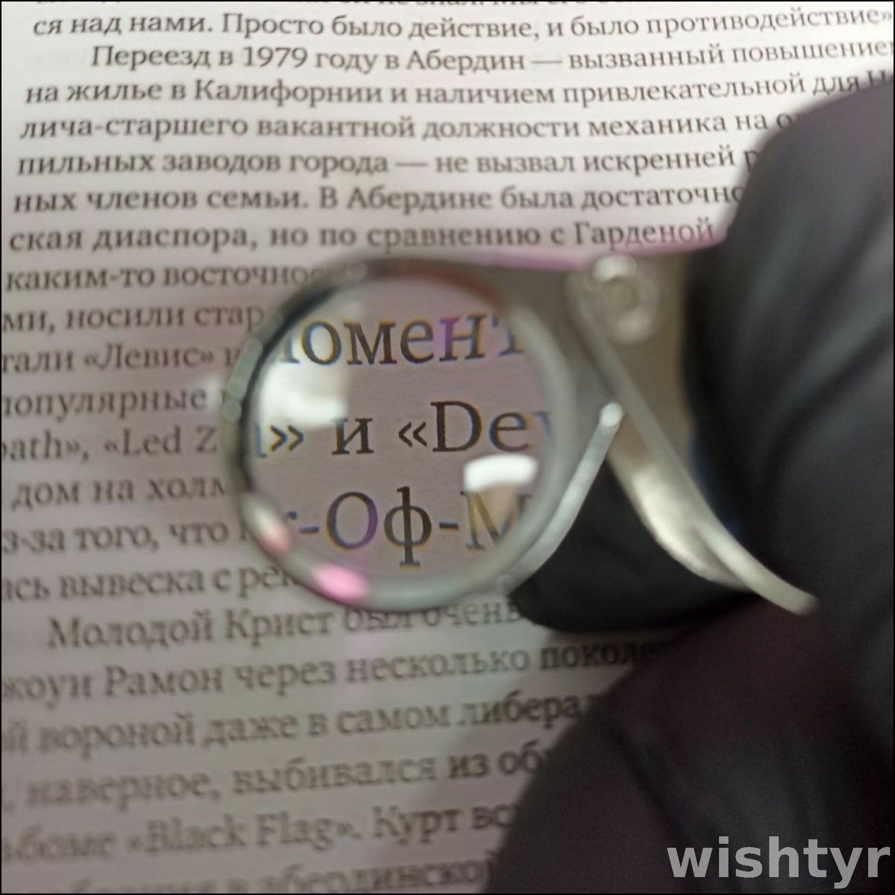 WISHTYR Лупа 30-кратная, диаметр: 21 мм