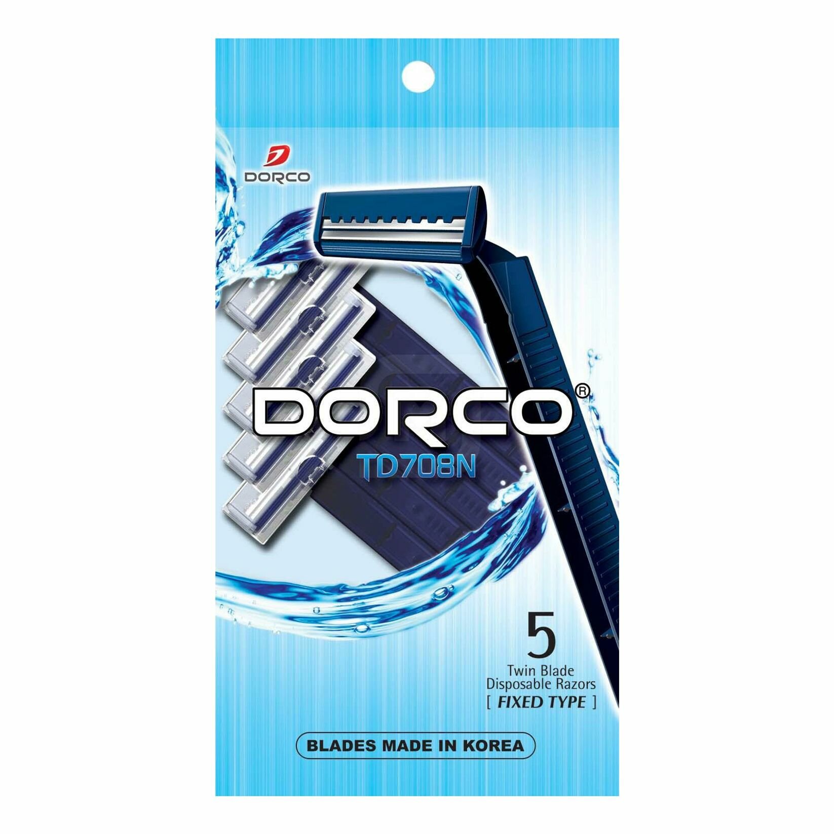 Бритвенные станки Dorco одноразовые 2 лезвия 5 шт