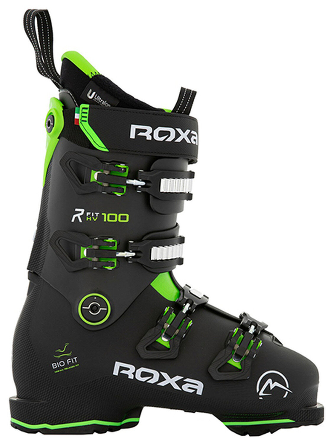 Горнолыжные ботинки Roxa R/FIT 100 Black/Green 24/25 , для мужчин , черный