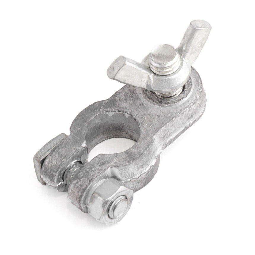 Клемма АКБ "AUTOPROFI" универсальная, крепление жилы болтом барашком, специальный свинцовый сплав, 1шт.