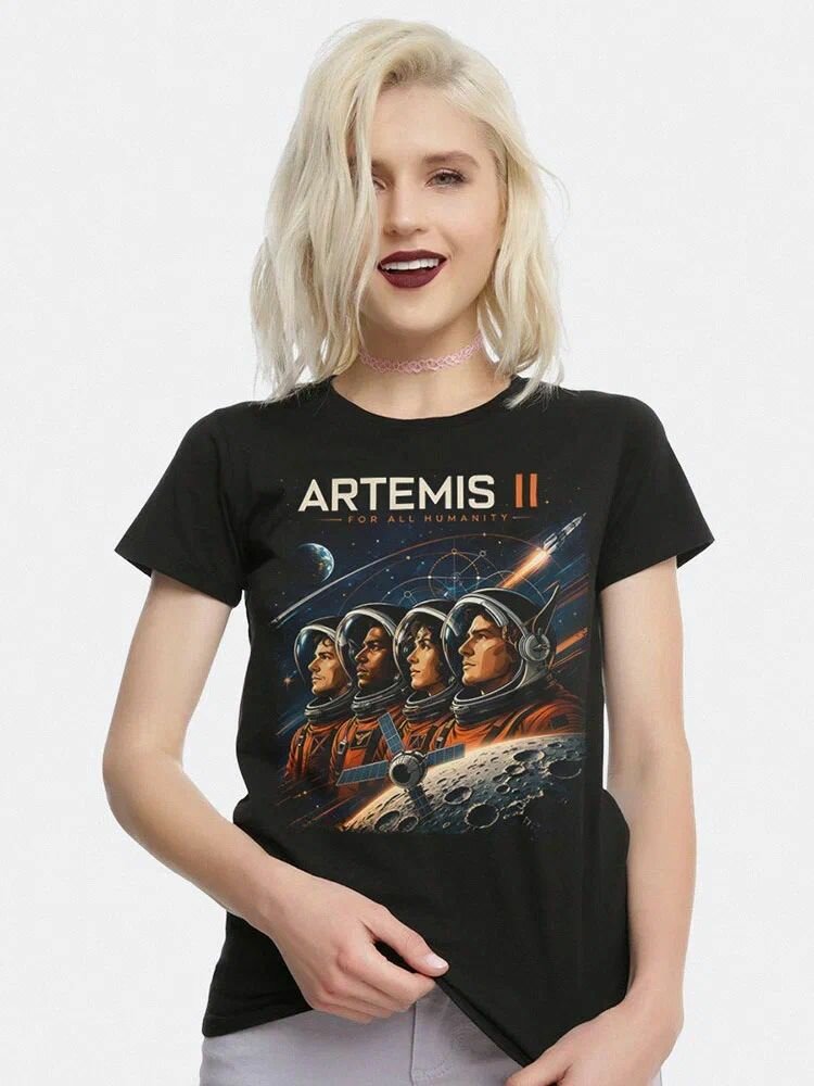 Футболка НАСА Артемида II / Artemis II NASA