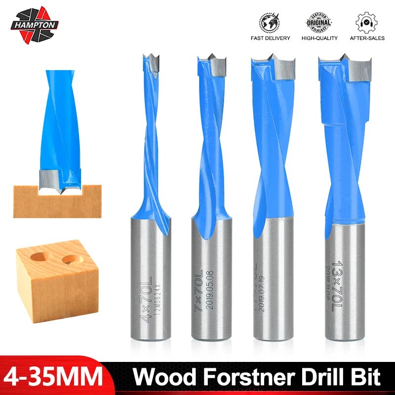 Сверла Forstner по дереву HAMPTON 4-35 мм 70 мм 4.5x70