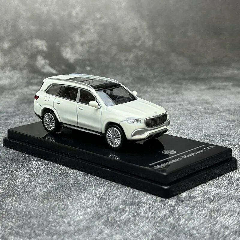 Миниатюрная модель автомобиля из литого металла Мерседес - Бенц Майбаха AMG GLS600 модель автомобиля Игрушки 1:64 Mercedes Benz Maybach GLS600 SUV