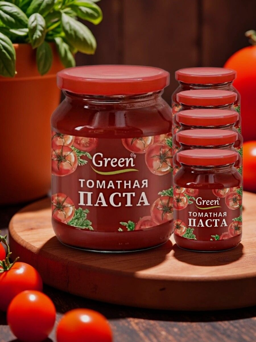 Green Ray Томатная паста 260г (Набор из 6шт)
