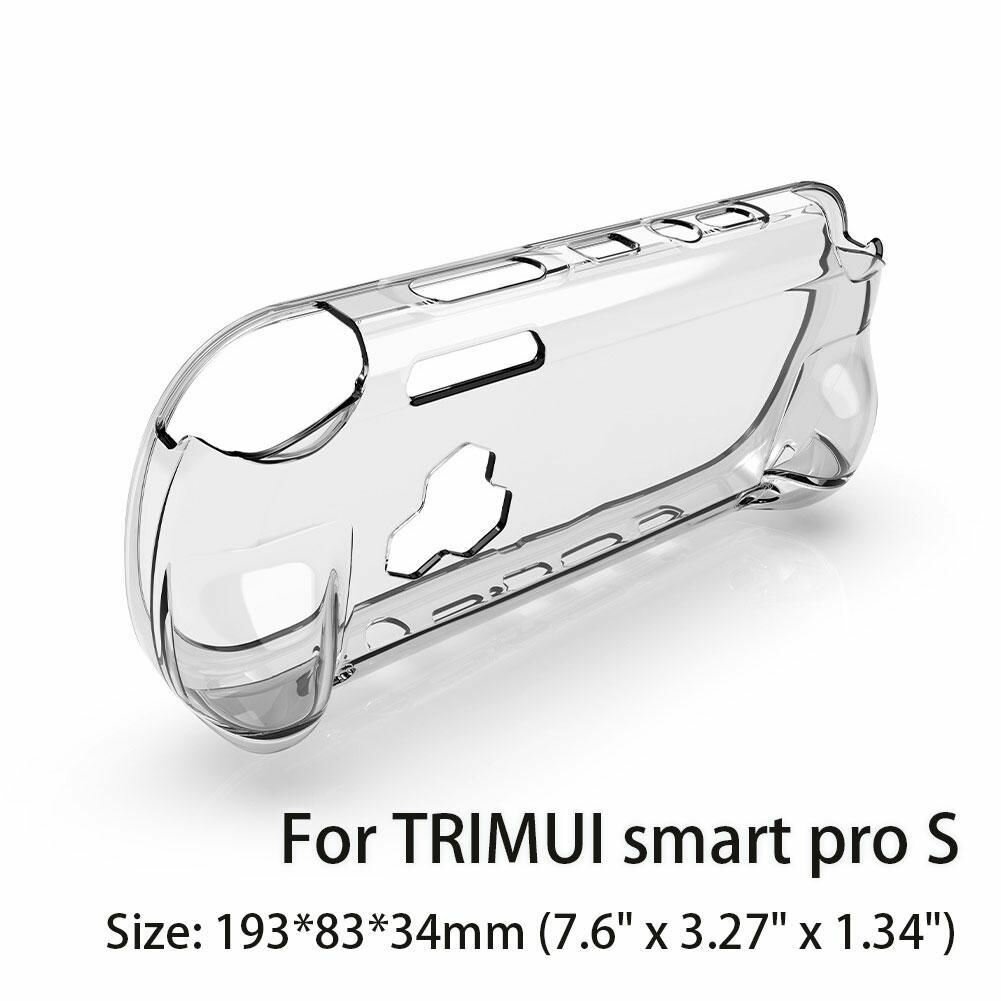 Защитный чехол для портативной игровой консоли TRIMUI SMART PRO S из ТПУ, гибкий противоударный защитная накладка аксессуар для приставки