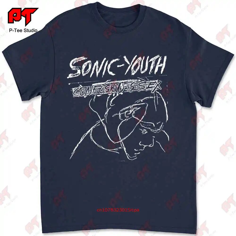 Футболка Sonic Youth Confusion Is Sex, Navy blue