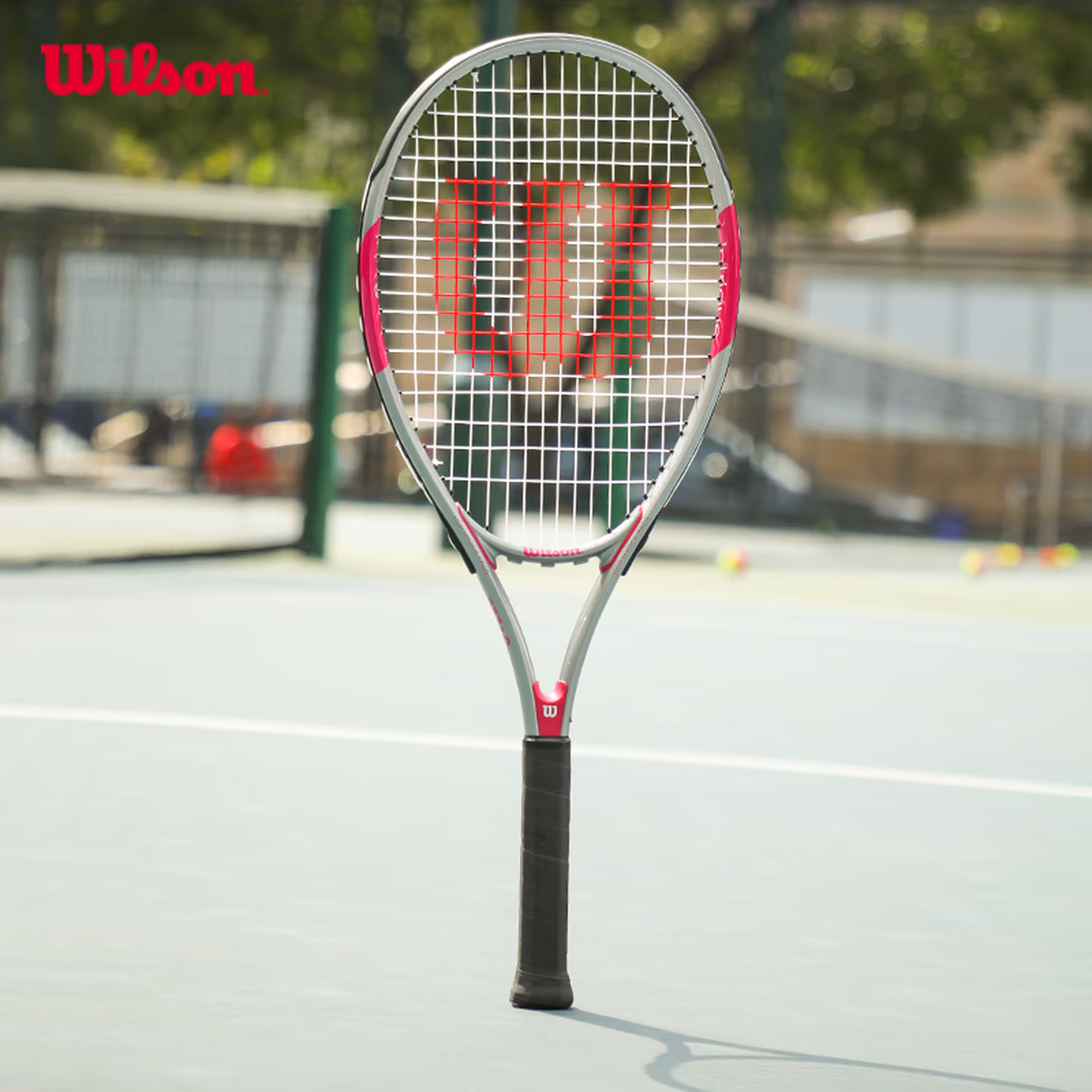 Теннисная ракетка Wilson INTRIGUE 113 | Легкий сплав | Амортизационная ручка | Для начинающих (Ручка 2, со струнами)