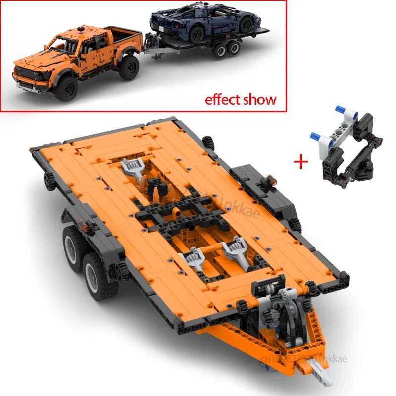 Прицеп для моделей MOC 42126, оранжевый