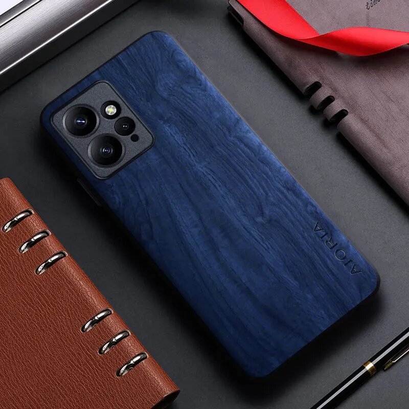 Xiaomi Redmi Note 12/13/11/10/10T/9/8 Pro Plus 4G/5G Кожаный Темно-синий, dark blue, Redmi Note 11S