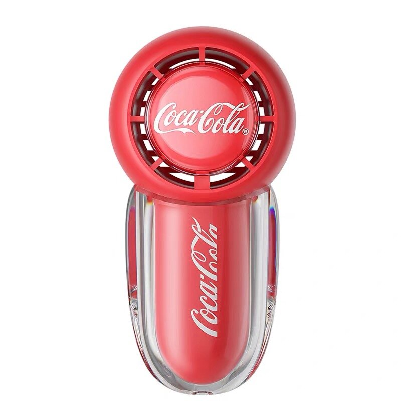 Coca-Cola Ручной вентилятор для льда FS05G высокоскоростной ветер, 1200мА·ч，Красный，регулировка на 3 скоростей