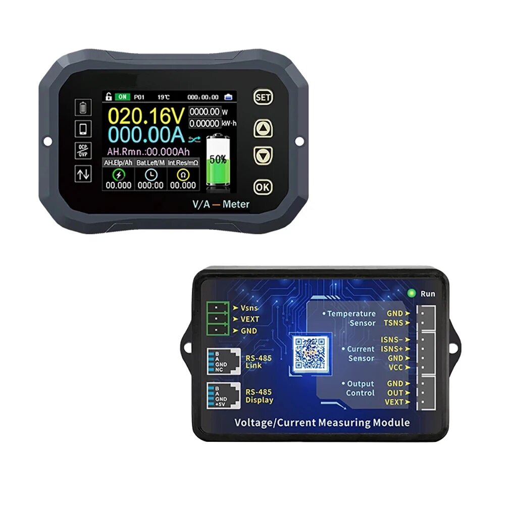 Junctek DC 0-120V 0-100A Bluetooth Тестер Батареи KG110F — фото 1