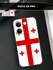 Силиконовый чехол на Poco X8 Pro / Поко X8 Про с принтом Флаг Грузии