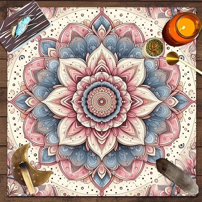Скатерть Мандала 75x75см, Цвет TLB (1012)