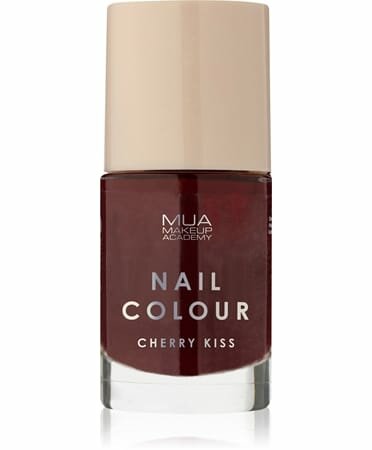 Лак для ногтей MUA MakeUp Academy Nail Colour, оттенок Cherry Kiss, 10 мл
