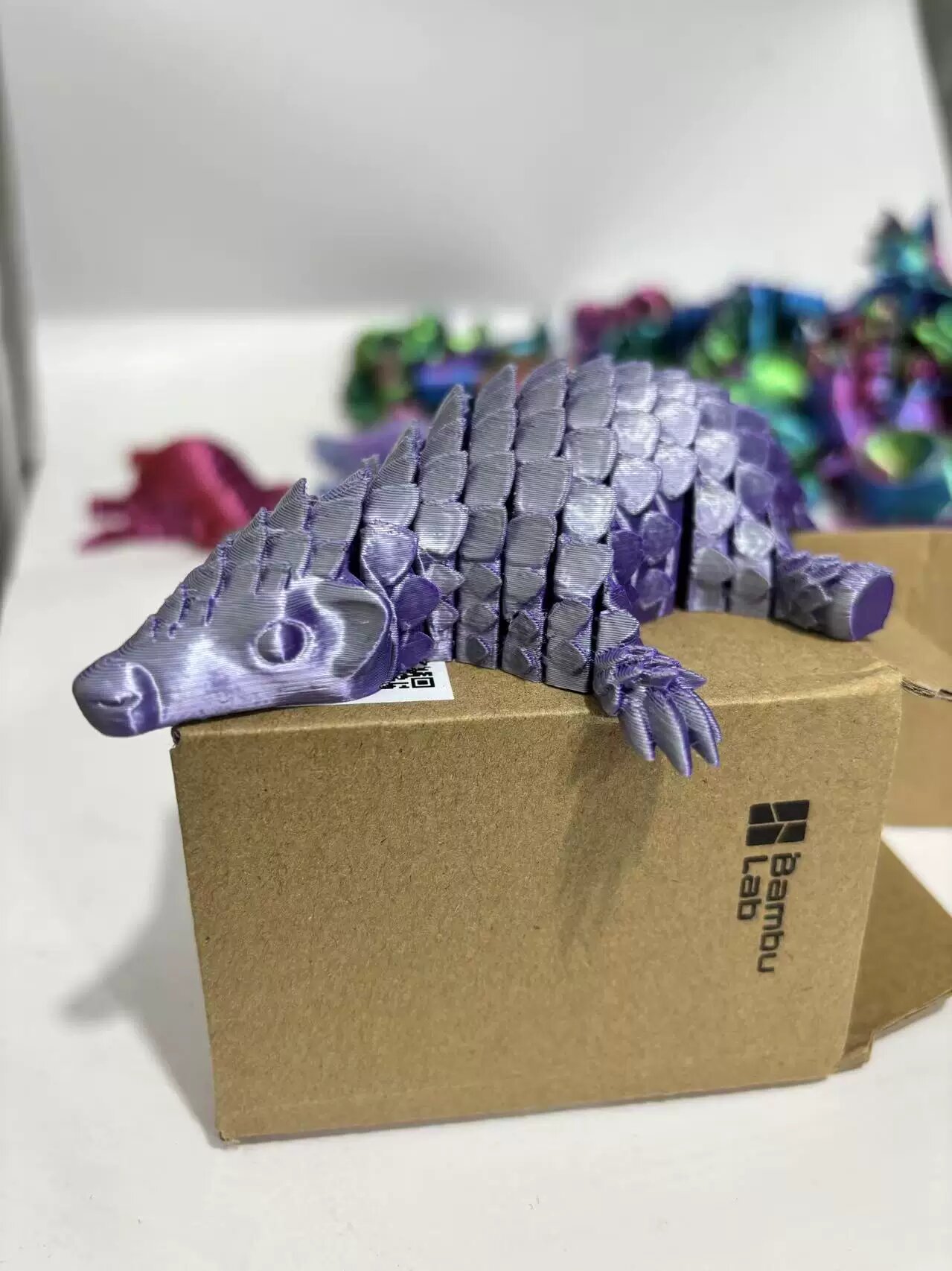 3D-модель животного, популярная реалистичная фигурка панголина с подвижными суставами, гибкое украшение для рабочего