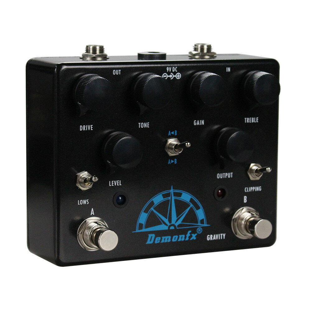 Demonfx Overdrive Tube TS10 Новый Гитарный Эффект И KLON 2в1 Высокое Качество