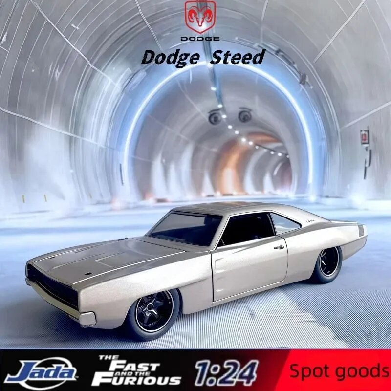 Jada 1:24 Speed Thrill 9 Dodge Charger Alloy Model Car, коллекции хобби, подарки на день рождения, Модель автомобиля