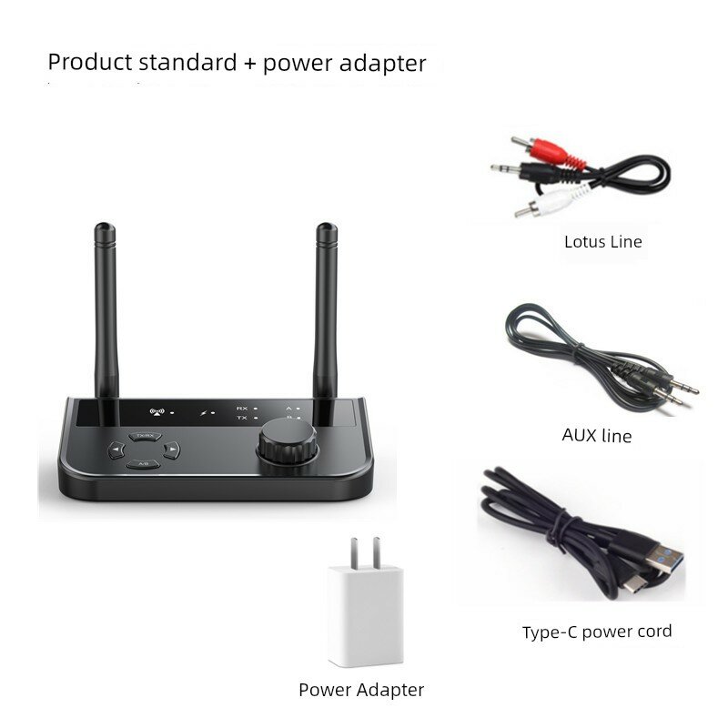 Bluetooth-адаптер 5.3 для передачи и приема звука: с RCA-разъемами для устаревших усилителей, колонок, телевизоров, на
